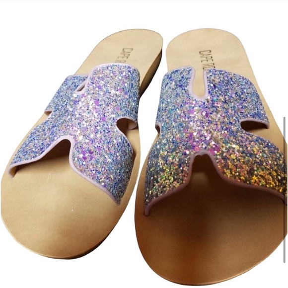 Cape Robbin | Shoes | Cape Robbin Blazing Star Purple Slide Sandals ...
